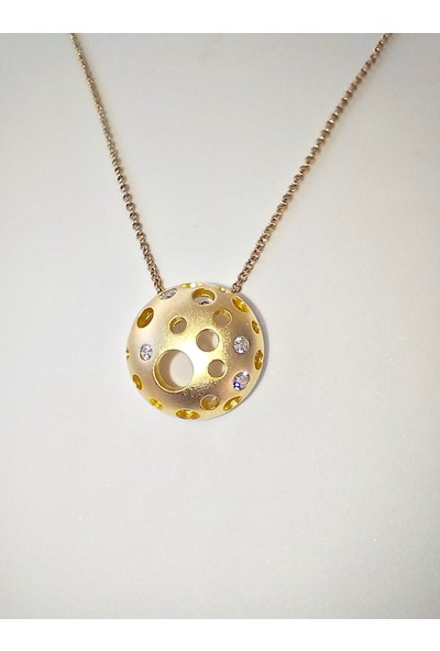 Sarı Altın Kaplama Gümüş Güneş Kolye Sarı Altın Kaplama Gümüş Güneş Kolye