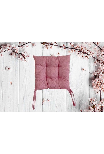 Azen Girişim 1 Adet Silikon Elyaf Dolgulu Dekoratif Gül Kurusu Sandalye Minderi Bağcıklı 40*40CM Azen Girişim 1 Adet Silikon Elyaf Dolgulu Dekoratif Gül Kurusu Sandalye Minderi Bağcıklı 40*40CM