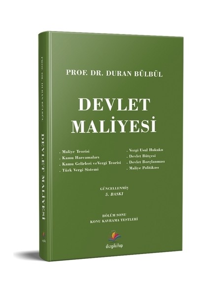 Devlet Maliyesi Dizgi Kitap Yayınları - Duran Bülbül