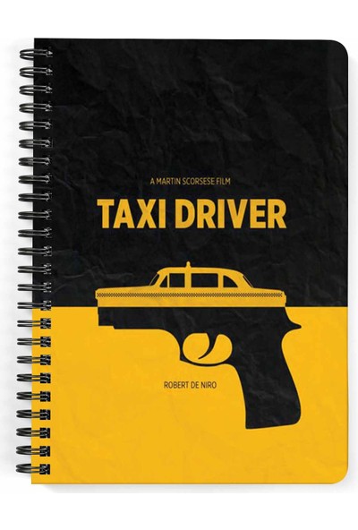 Astak Taxi Driver Baskılı Ahşap Kapaklı Defter 15X20 cm DFT4756
