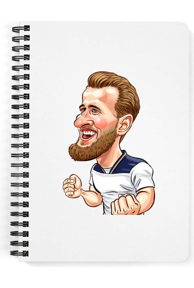 Astak Harry Kane Baskılı Ahşap Kapaklı Defter 15X20 cm DFT1250 Astak Harry Kane Baskılı Ahşap Kapaklı Defter 15X20 cm DFT1250
