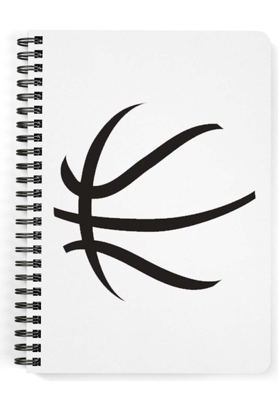 Astak Basketbol Topu Baskılı Ahşap Kapaklı Defter 15X20 cm DFT2066