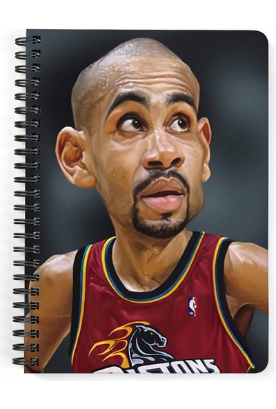 Astak Basketbol Baskılı Ahşap Kapaklı Defter 15X20 cm DFT3515