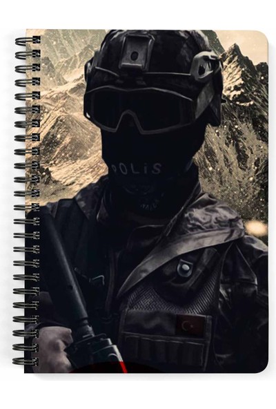 Astak Polis Özel Harekat Pöh Baskılı Ahşap Kapaklı Defter 15X20 cm DFT5602 Astak Polis Özel Harekat Pöh Baskılı Ahşap Kapaklı Defter 15X20 cm DFT5602