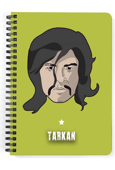 Astak Tarkan Baskılı Ahşap Kapaklı Defter 15X20 cm DFT4177