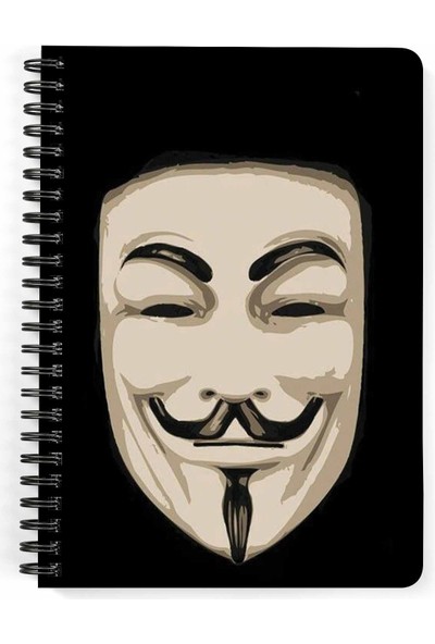 Astak Vandetta Baskılı Ahşap Kapaklı Defter 15X20 cm DFT4767