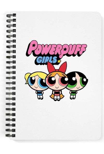 Astak Powerpuff Girls Baskılı Ahşap Kapaklı Defter 15X20 cm DFT6941