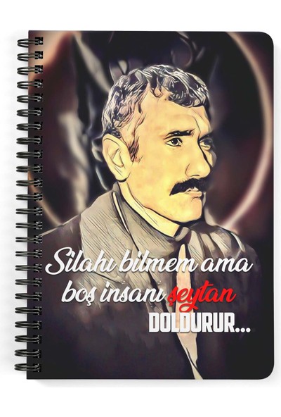 Astak Yılmaz Güney Baskılı Ahşap Kapaklı Defter 15X20 cm DFT2345