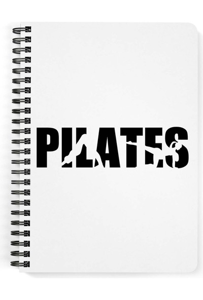 Astak Pilates Baskılı Ahşap Kapaklı Defter 15X20 cm DFT2023