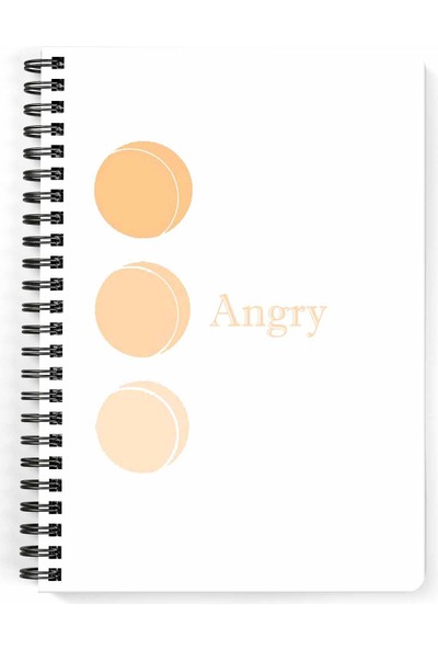 Astak Angry Baskılı Ahşap Kapaklı Defter 15X20 cm DFT3603