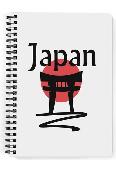 Astak Japonya Baskılı Ahşap Kapaklı Defter 15X20 cm DFT4673