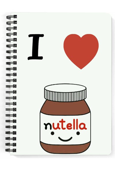 Astak Nutella Baskılı Ahşap Kapaklı Defter 15X20 cm DFT4179 Astak Nutella Baskılı Ahşap Kapaklı Defter 15X20 cm DFT4179