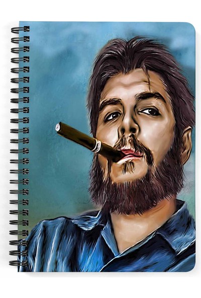 Astak Che Guevara Baskılı Ahşap Kapaklı Defter 15X20 cm DFT3878 Astak Che Guevara Baskılı Ahşap Kapaklı Defter 15X20 cm DFT3878