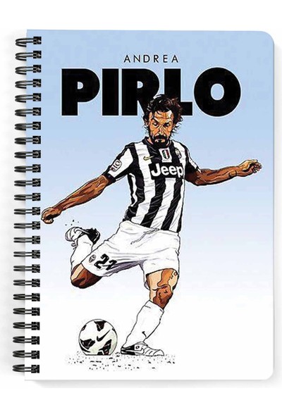 Astak Andrea Pirlo Baskılı Ahşap Kapaklı Defter 15X20 cm DFT4611 Astak Andrea Pirlo Baskılı Ahşap Kapaklı Defter 15X20 cm DFT4611