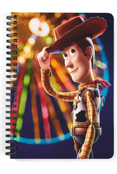 Astak Oyuncak Hikayesi Baskılı Ahşap Kapaklı Defter 15X20 cm DFT3430