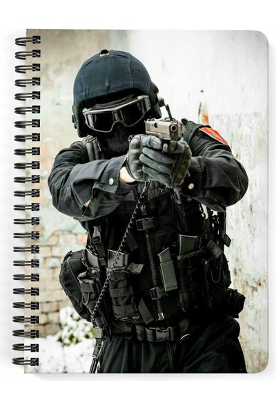 Astak Polis Özel Harekat Pöh Baskılı Ahşap Kapaklı Defter 15X20 cm DFT5599 Astak Polis Özel Harekat Pöh Baskılı Ahşap Kapaklı Defter 15X20 cm DFT5599