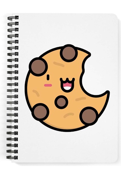 Astak Kraker Baskılı Ahşap Kapaklı Defter 15X20 cm DFT5778