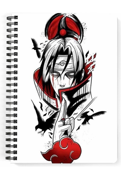 Astak Sasuke Naruto Baskılı Ahşap Kapaklı Defter 15X20 cm DFT3281 Astak Sasuke Naruto Baskılı Ahşap Kapaklı Defter 15X20 cm DFT3281