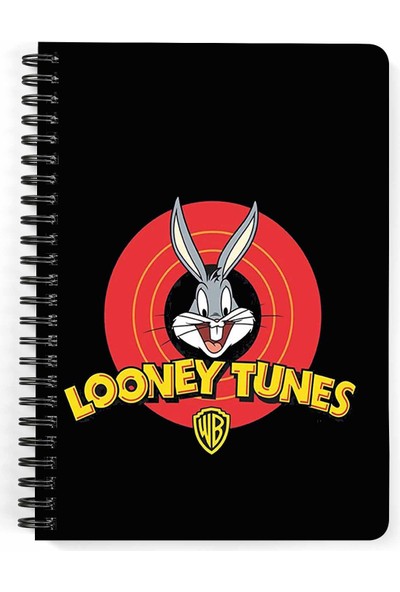 Astak Bugs Bunny Baskılı Ahşap Kapaklı Defter 15X20 cm DFT4839