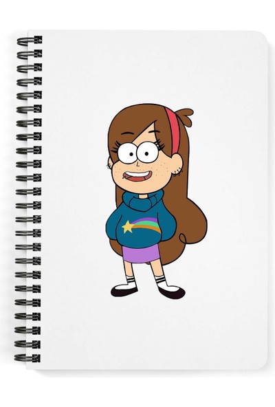 Astak Mabel Pines Baskılı Ahşap Kapaklı Defter 15X20 cm DFT6751