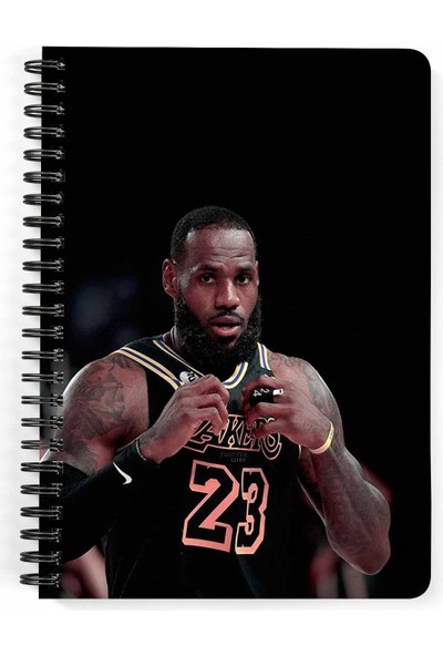Astak Basketbol Baskılı Ahşap Kapaklı Defter 15X20 cm DFT3369