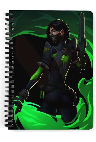 Astak Viper Valorant Baskılı Ahşap Kapaklı Defter 15X20 cm DFT3315 Astak Viper Valorant Baskılı Ahşap Kapaklı Defter 15X20 cm DFT3315