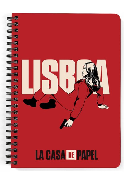 Astak La Casa De Papel Lisboa Baskılı Ahşap Kapaklı Defter 15X20 cm DFT4814 Astak La Casa De Papel Lisboa Baskılı Ahşap Kapaklı Defter 15X20 cm DFT4814