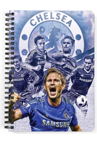 Astak Chelsea Baskılı Ahşap Kapaklı Defter 15X20 cm DFT4501