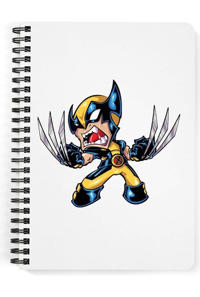 Astak Marvel Baskılı Ahşap Kapaklı Defter 15X20 cm DFT6854