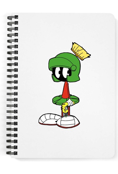 Astak Marslı Marvin Baskılı Ahşap Kapaklı Defter 15X20 cm DFT6880 Astak Marslı Marvin Baskılı Ahşap Kapaklı Defter 15X20 cm DFT6880