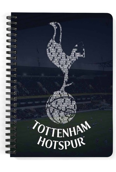 Astak Tottenham Hotspur Baskılı Ahşap Kapaklı Defter 15X20 cm DFT4473