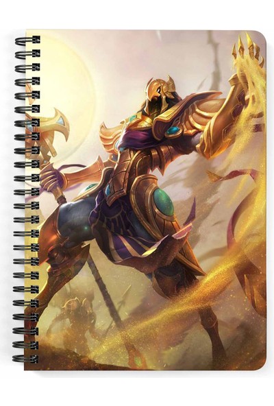 Astak Mid Lol Baskılı Ahşap Kapaklı Defter 15X20 cm DFT3225