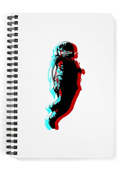 Astak Gezegen Baskılı Ahşap Kapaklı Defter 15X20 cm DFT1975