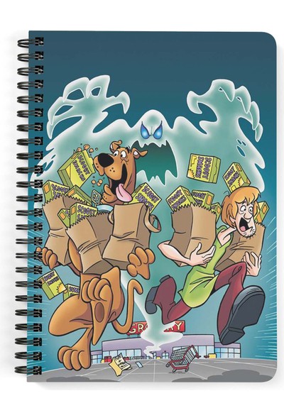 Astak Scooby-Doo Baskılı Ahşap Kapaklı Defter 15X20 cm DFT2315