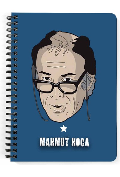 Astak Mahmut Hoca Baskılı Ahşap Kapaklı Defter 15X20 cm DFT4156 Astak Mahmut Hoca Baskılı Ahşap Kapaklı Defter 15X20 cm DFT4156