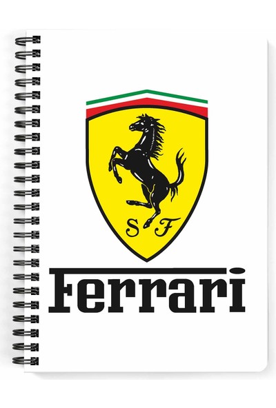Astak Ferrari Baskılı Ahşap Kapaklı Defter 15X20 cm DFT5749 Astak Ferrari Baskılı Ahşap Kapaklı Defter 15X20 cm DFT5749