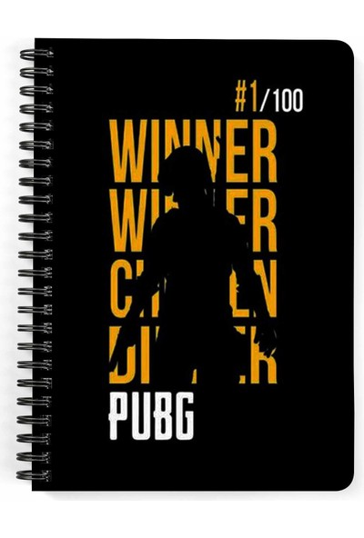 Astak Pubg Baskılı Ahşap Kapaklı Defter 15X20 cm DFT3303