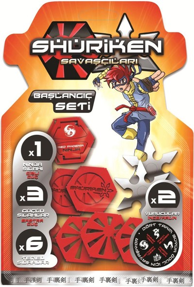 Samatlı Oyuncak Kızıl Anka Shuriken Savaşçıları Başlangıç Seti Orijinal Lisanslı Samatlı Oyuncak Kızıl Anka Shuriken Savaşçıları Başlangıç Seti Orijinal Lisanslı