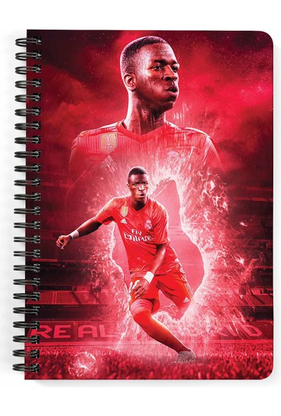 Astak Futbol Baskılı Ahşap Kapaklı Defter 15X20 cm DFT4463