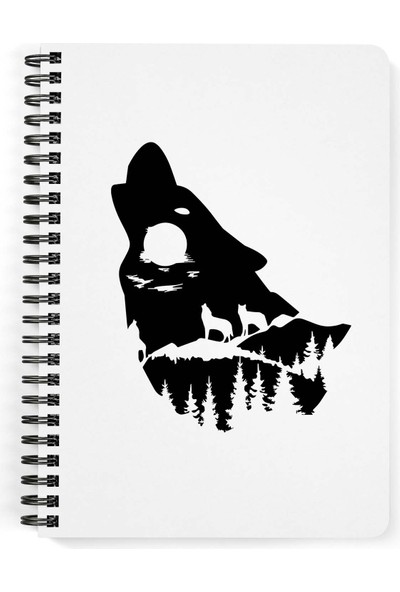 Astak Kurt Sürüsü Baskılı Ahşap Kapaklı Defter 15X20 cm DFT837 Astak Kurt Sürüsü Baskılı Ahşap Kapaklı Defter 15X20 cm DFT837