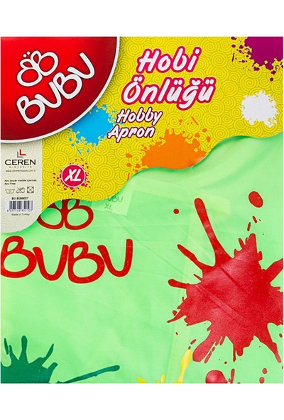 Bu-Bu Boyama Önlüğü 10 Yaş Su Geçirmez Xl BUBU00027