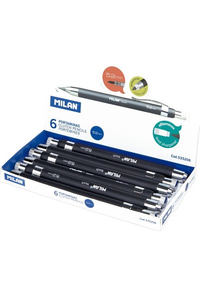 Mılan 535206 Touch Kalın Uçlu Versatıl Kalem 5,2 mm 6'lı Mılan 535206 Touch Kalın Uçlu Versatıl Kalem 5,2 mm 6'lı