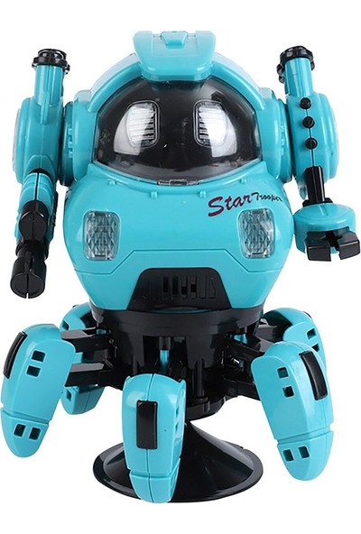 Müzik ile Dans Eden 6 Pençeli Göz Kamaştırıcı Robot Müzik ile Dans Eden 6 Pençeli Göz Kamaştırıcı Robot