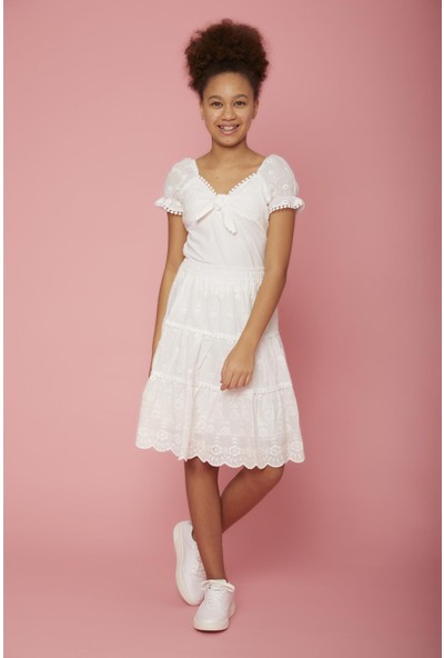 Little Star Kız Çocuk Fistolu Bluz