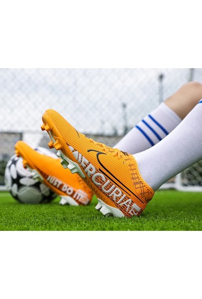 LRsmile Kaymaz Eğitim Futbol Ayakkabıları Kapalı Açık Futbol Ayakkabıları (Yurt Dışından)