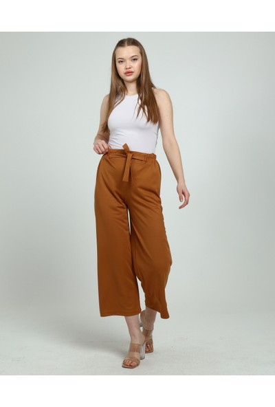My Farbe Kadın Bol Paça Pantolon Taba-40 My Farbe Kadın Bol Paça Pantolon Taba-40