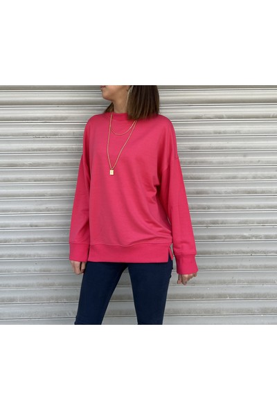 Mariquita Fuşya Sweatshirt