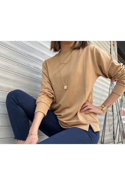 Mariquita Camel Sweatshirt