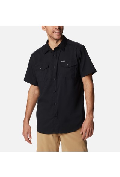 Columbia Utilizer Iı Solid Short Sleeve Shirt Erkek Kısa Kollu Outdoor Gömlek Siyah AO9136-011 Columbia Utilizer Iı Solid Short Sleeve Shirt Erkek Kısa Kollu Outdoor Gömlek Siyah AO9136-011