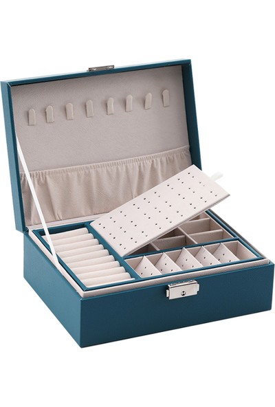 KKmoon Çok Fonksiyonlu Mücevher Kutusu Pu Deri Tabut Çift (Yurt Dışından) KKmoon Çok Fonksiyonlu Mücevher Kutusu Pu Deri Tabut Çift (Yurt Dışından)